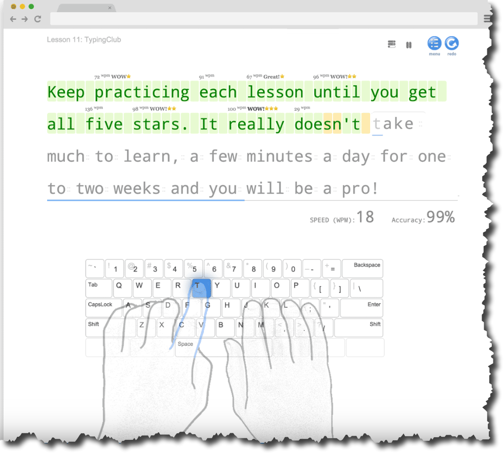 TypingClub- Learn Touch Typing Through Interactive Games - Educators Technology